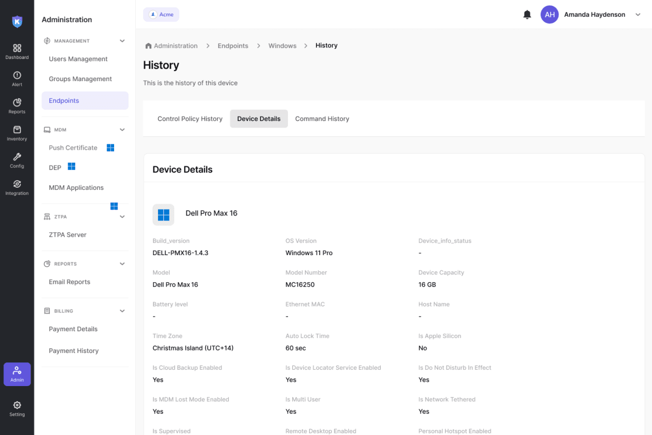 Windows Device Management Software - Kitecyber