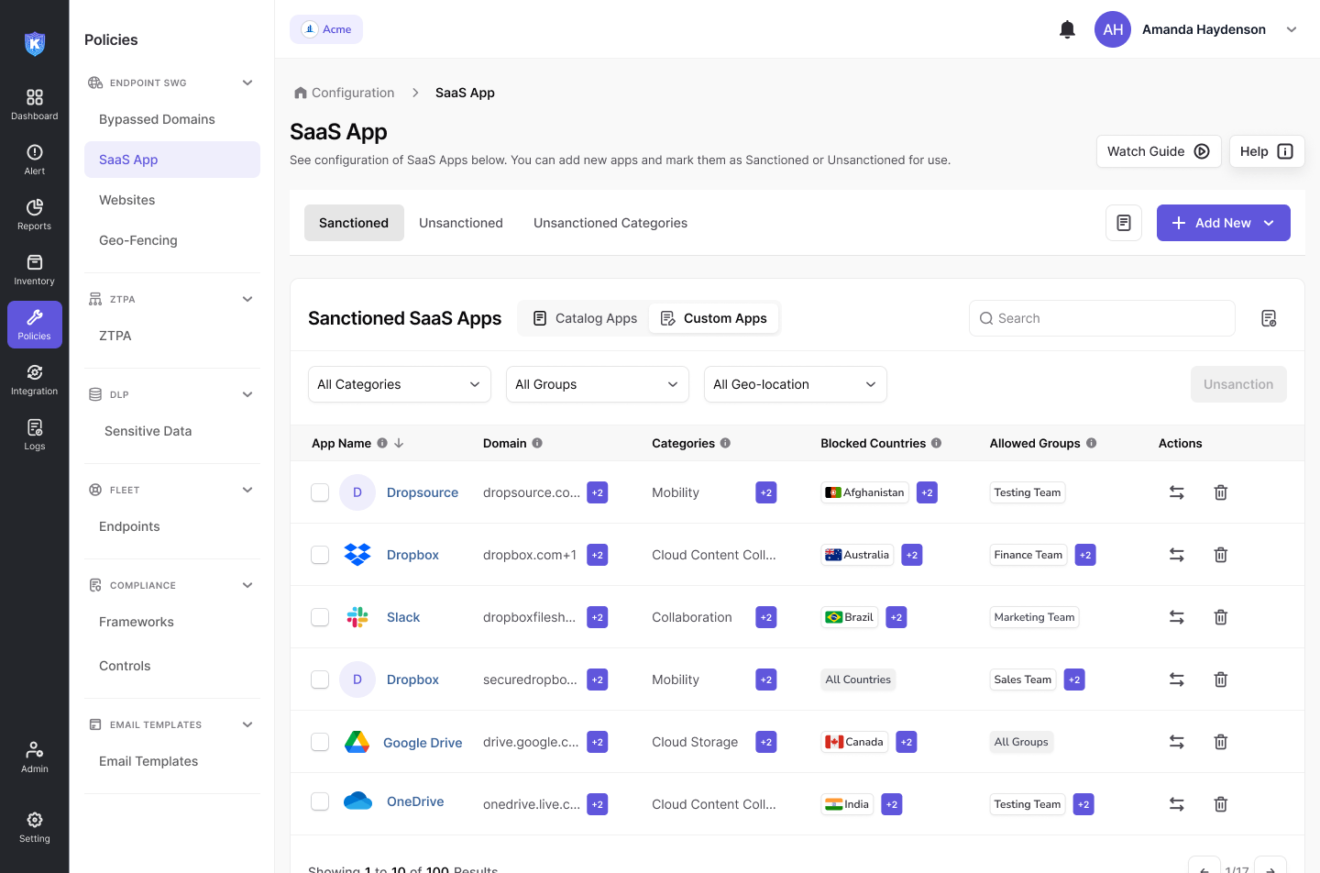 Secure Web Gateway Solution | SWG Vendor - Kitecyber